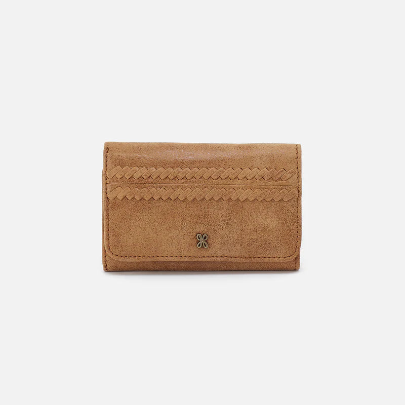 Hobo Jill Trifold Wallet in Buffed Leather | Whiskey – Sugar & Spice