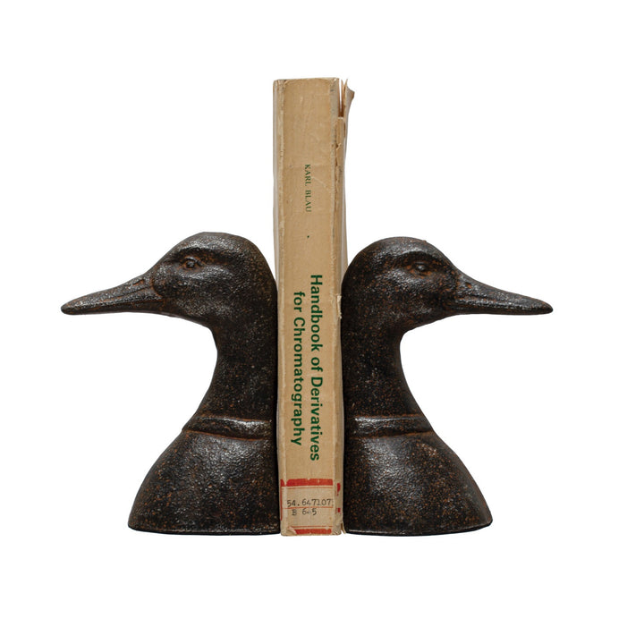 Cast Iron Duck Head Bookends – Sugar & Spice